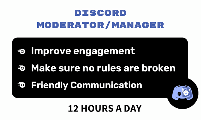 Moderate and manage your discord server by Thefruitkiwi | Fiverr