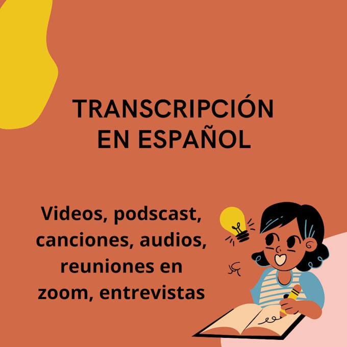 Do accurate audio transcription only in spanish by Rominadelacruz | Fiverr