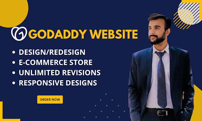 Design and redesign godaddy website professionally by Fatirzaib34 | Fiverr