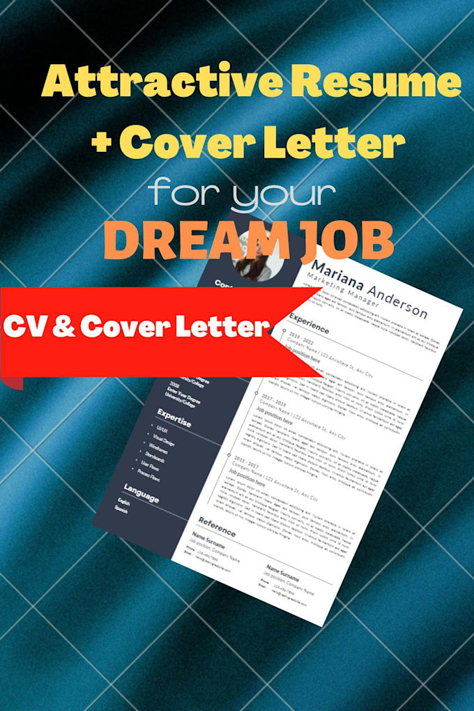 Help you get your dream job by creating a attractive cv and cover ...