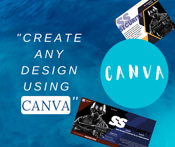 Create any design using canva in 24 hours by Usman75616 | Fiverr