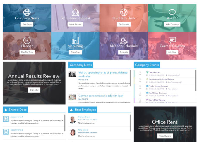 Design a pro customized sharepoint intranet solution by Pixolsolutuions | Fiverr