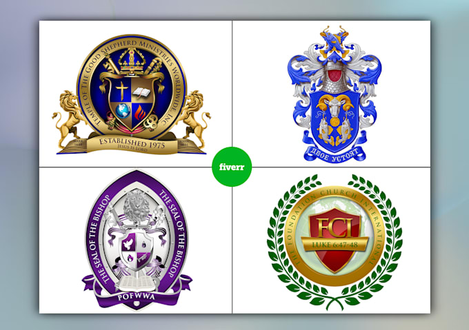 Design premium bishop, church seal logo institution by Super_artz | Fiverr