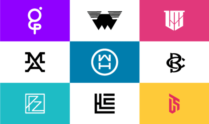 Design professional monogram logo or lettering icon by Graphic_river22 ...