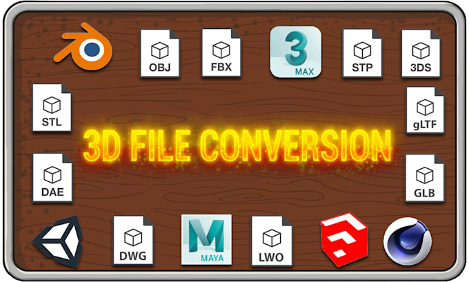 Convert stl to any format obj, fbx, glb, stl, step etc by Turbotiam ...