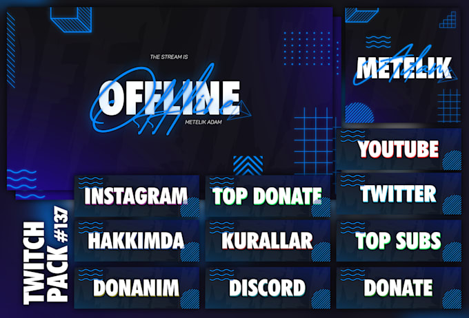 Make professional streamer pack designs by Stckdesign | Fiverr