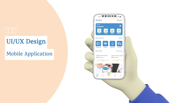 Bring into reality your dream mobile app ui ux design by Ericscd | Fiverr