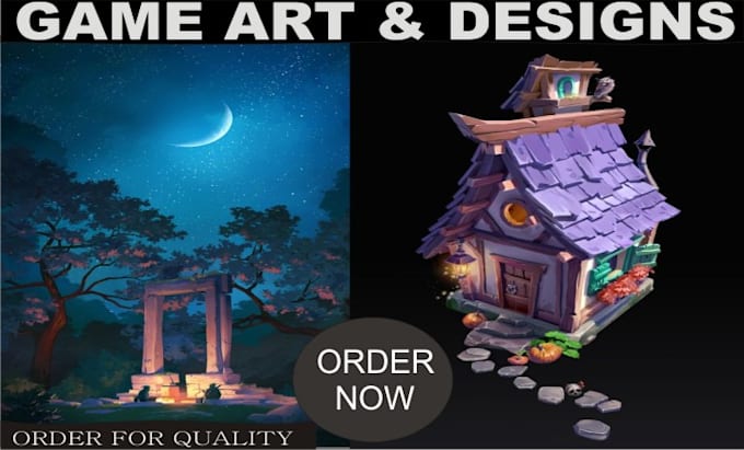 Do game art, pixel art, character design, concept art, environment ...