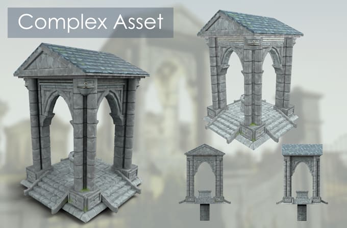 Modelize one or multiple 3d assets by Manonchaumette | Fiverr