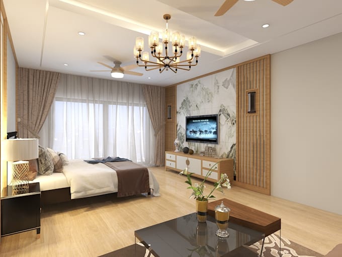 Make 3d interior views from your floor plan by Yaserw123 | Fiverr