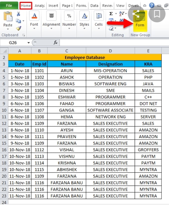 Do excel data entry by Zeesh073 | Fiverr