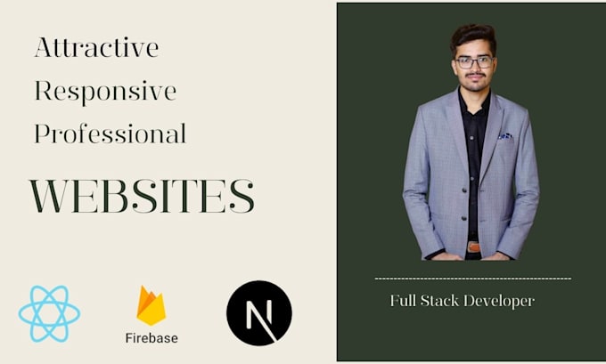 Develop website with nextjs , firebase by Mraza_webdev | Fiverr