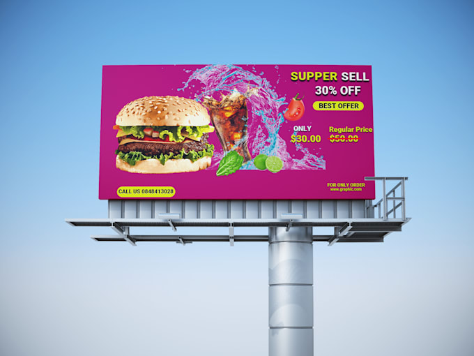 Design billboard, quality banner, billboard, or outdoor banner by ...