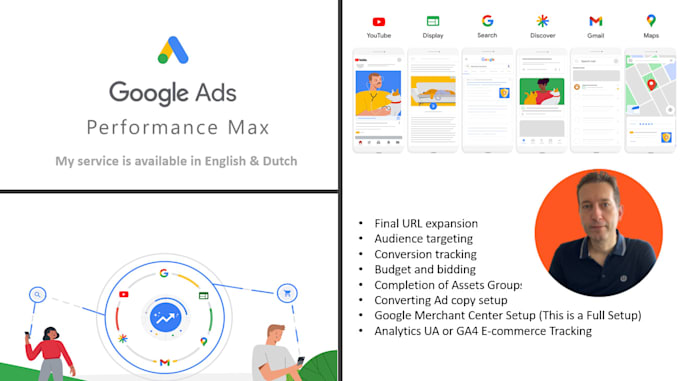 Setup google performance max campaign in english or dutch by Dutch ...