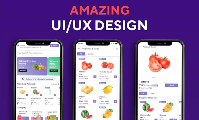 Do amazing app ui and website ui design by Pxistudio | Fiverr
