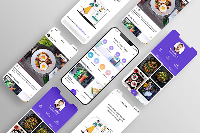 Do Mobile App Ui Design For Android And Ios By Nihaspl Fiverr