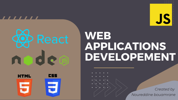 Develop react js node js web application by Noureddinebouam | Fiverr Develop react js node js web application by Noureddinebouam | Fiverr
