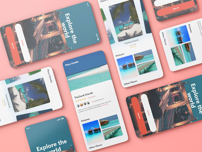 Do creative mobile app ui and ux design by Luavo_tech | Fiverr