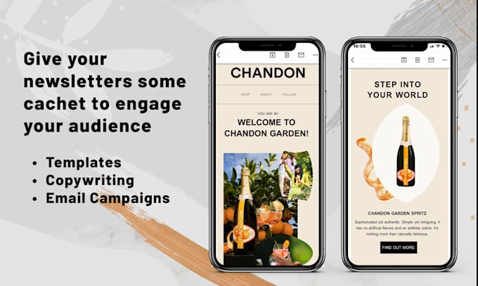 Create unique and modern newsletter designs by Romanevedel | Fiverr