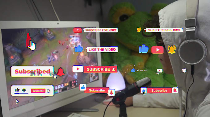 Provide over 20 glitchy overlays for your youtube channel by Zakarii ...