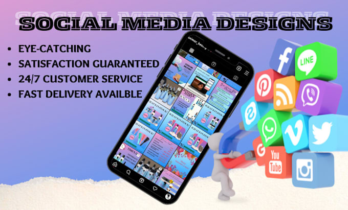 Create eye catching and engaging social media content by Carlag2580 ...
