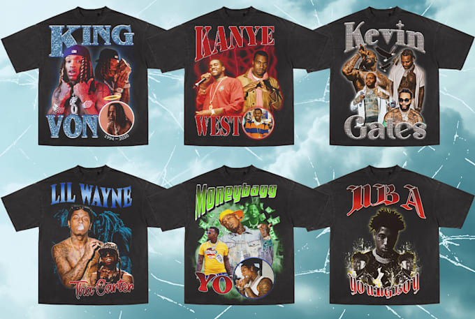 Design a 90s graphic bootleg vintage for your tee shirt by Youbest1 ...