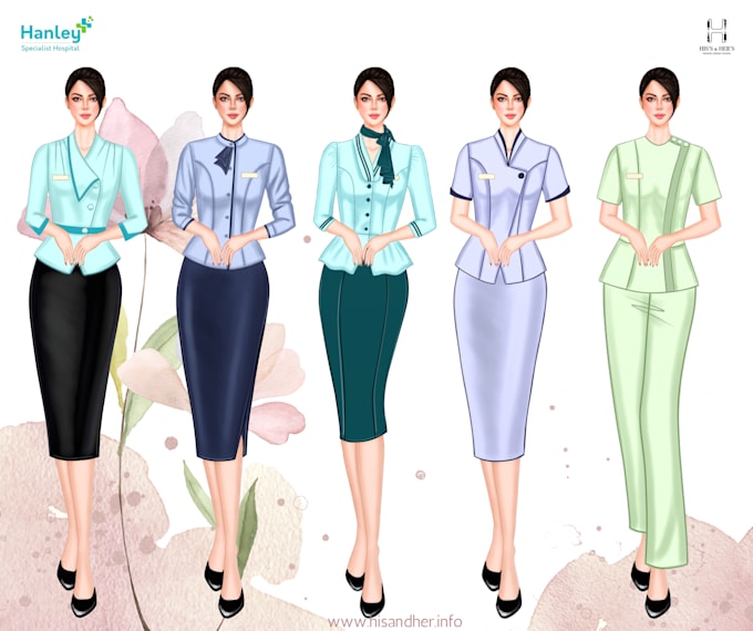 Do company uniform drawing design by Hisandherzue | Fiverr