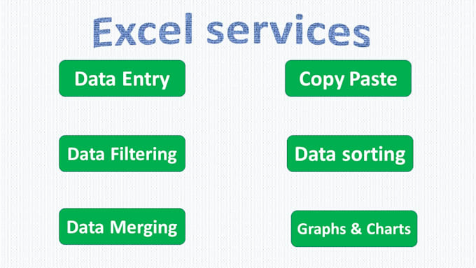 Do excel sorting, data entry, copy paste, formating and data processing by Kaiiash | Fiverr