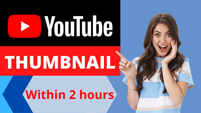 Design attractive youtube thumbnails within 2 hours by Miansajji | Fiverr