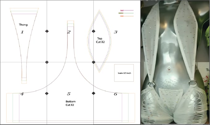 Make garment, dress, clothing sewing pattern and grading by Mamunmi ...