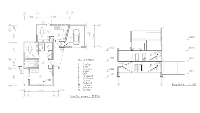 Make layout, section drawings in autocad by Kastally_vic | Fiverr