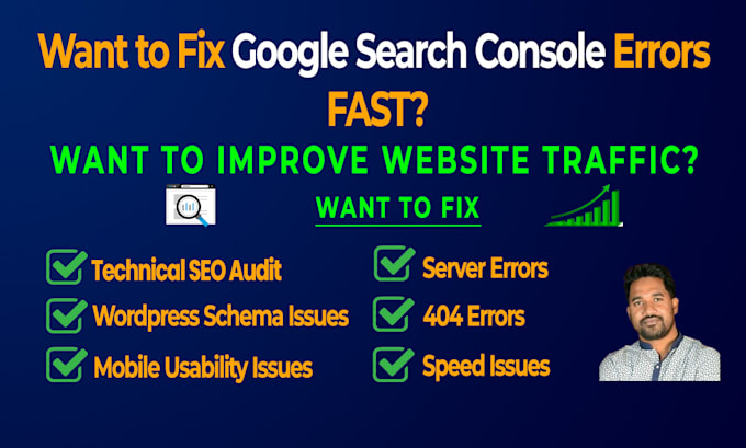 Fix google search console, indexing issues, technical seo by Farruk97 | Fiverr