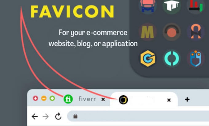 Design best modern favicon for you by Warid_channa | Fiverr