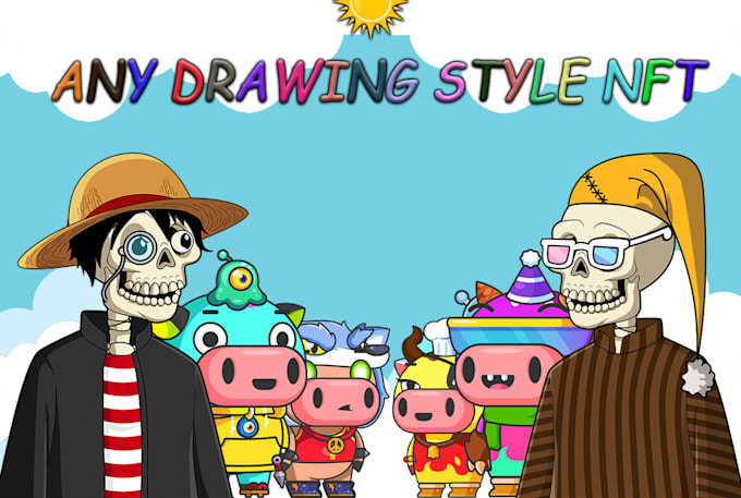 Create any drawing style nft by Cc_cringe | Fiverr