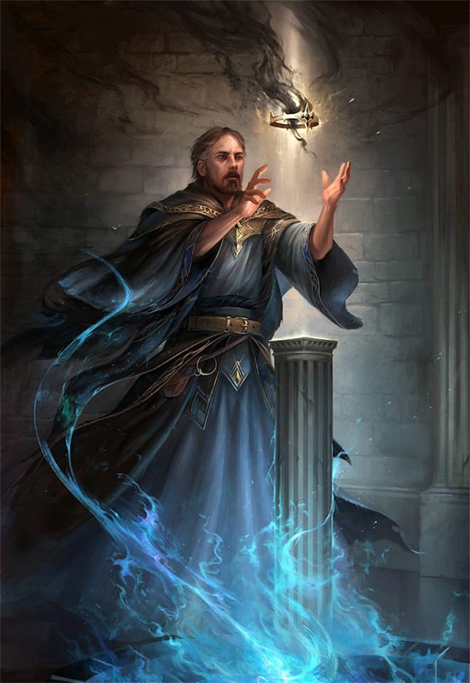 Dorw your dnd, rpg or fantasy character art by Eduardkch | Fiverr