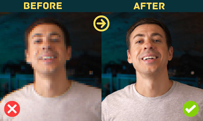 Enhance, improve, unblur, restore, sharpen, upscale, enlarge low ...