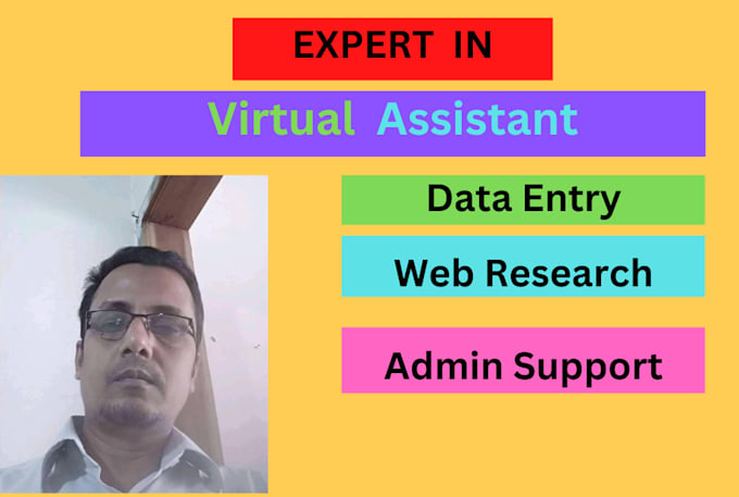 Be your virtual assistant data entry operator web researcher by ...