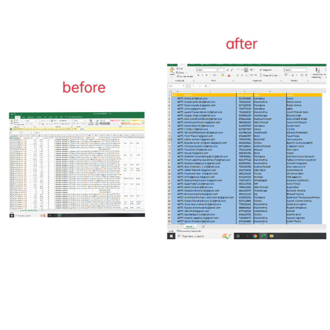 Do excel data cleaning, data cleanup, remove duplicate data by ...