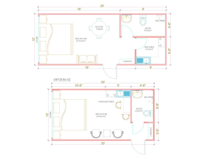 Design container homes drawings by Faizanyousaf379 | Fiverr