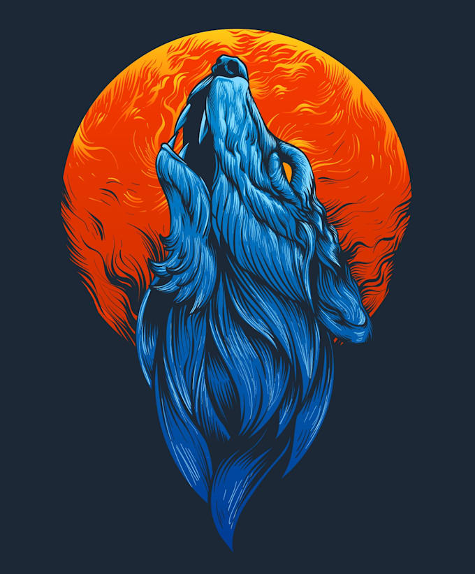 Do make an modern custom wolf logo by Hayleigh_pennin | Fiverr