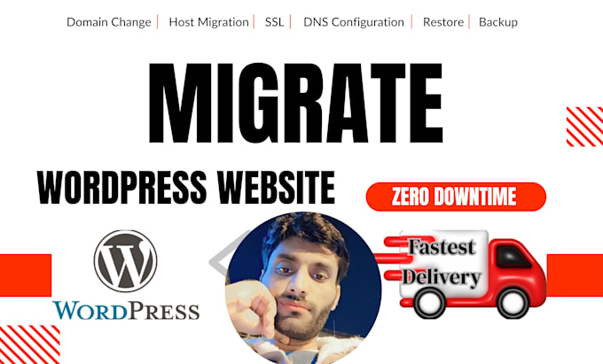 Wordpress migration and change domain name with no downtime by Madassaraslam9 | Fiverr