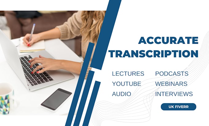 Provide accurate audio transcription services by Scribeforme | Fiverr