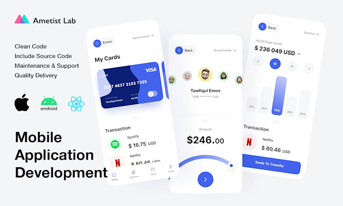Develop ios and android applications by Ametistlab | Fiverr Develop ios and android applications by Ametistlab | Fiverr