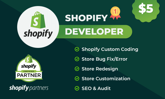 Shopify Custom Coding Bug Fix Customization Seo By Pmkorat Fiverr