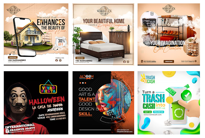 Do social media post design and creative ads for you by Jadoon_designs ...
