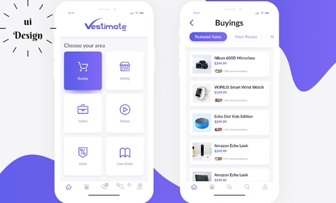 Use figma to give ui and ux design by Jameskelvin005 | Fiverr