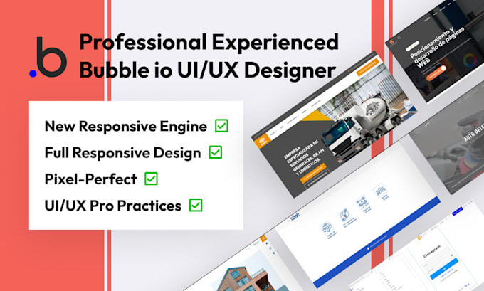 Help you on bubble ui ux design in 1 hour by Brunorojasl | Fiverr