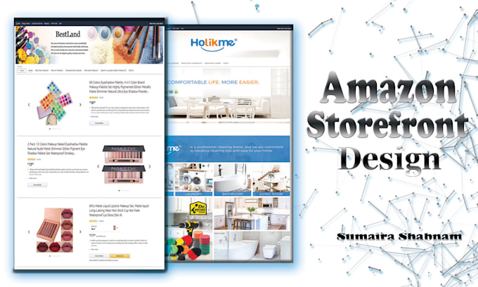 Design amazon storefront amazon brand store by Sumairashabnm | Fiverr