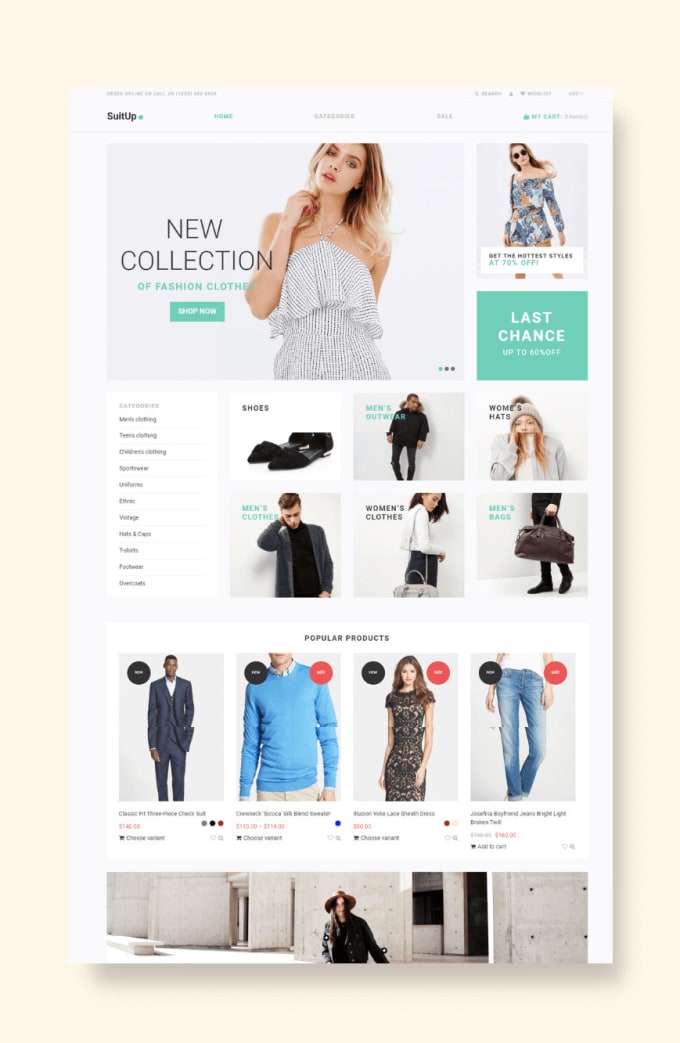 Create a pro website for ecommerce by Probubbles | Fiverr