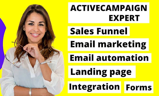 Activecampaign sales funnel email automation landing page by Joyce_hub ...